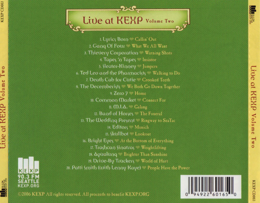 Live At KEXP Volume Two – Jerry Scott